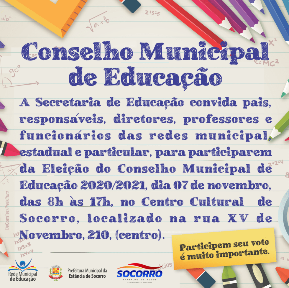 Secretaria De Educação Convida A Todos Para Participar Da Votação Do