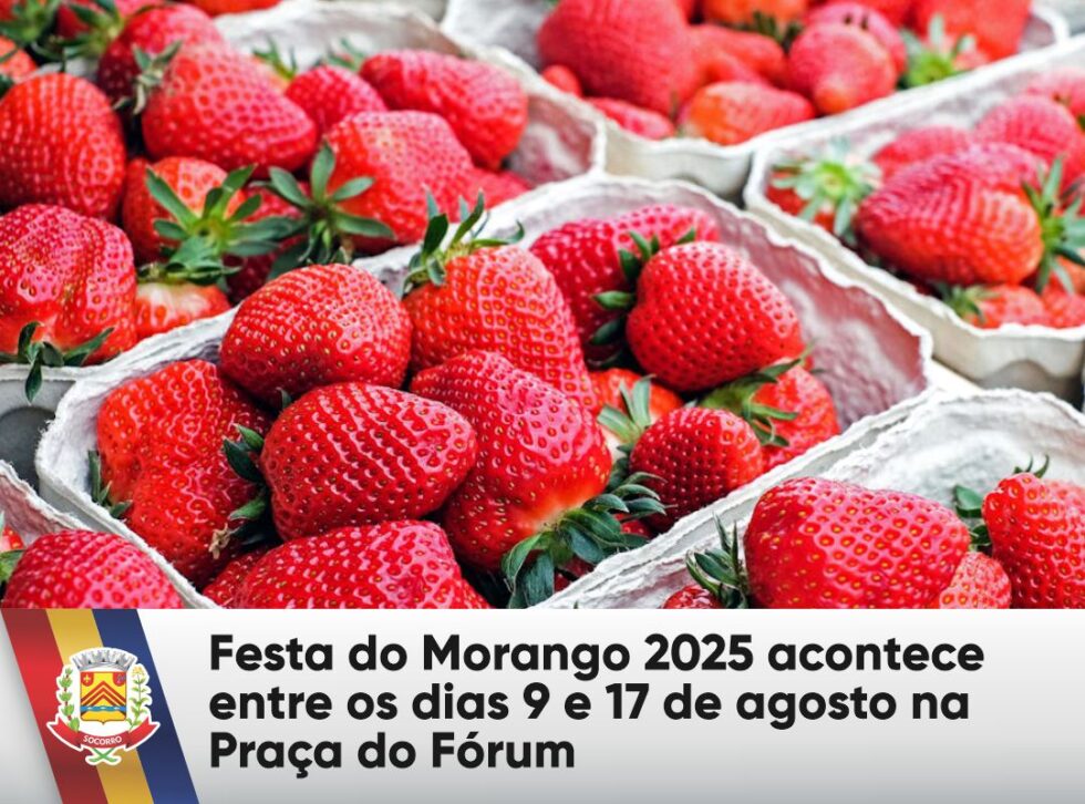 Festa do Morango 2025 acontece entre os dias 9 e 17 de agosto na Praça ...